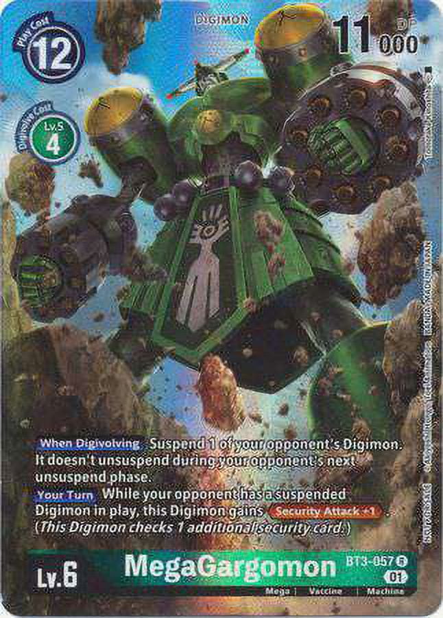 Digimon Promo Cards MegaGargomon (1-Year Anniversary Box Topper) BT3-057 - Walmart.com