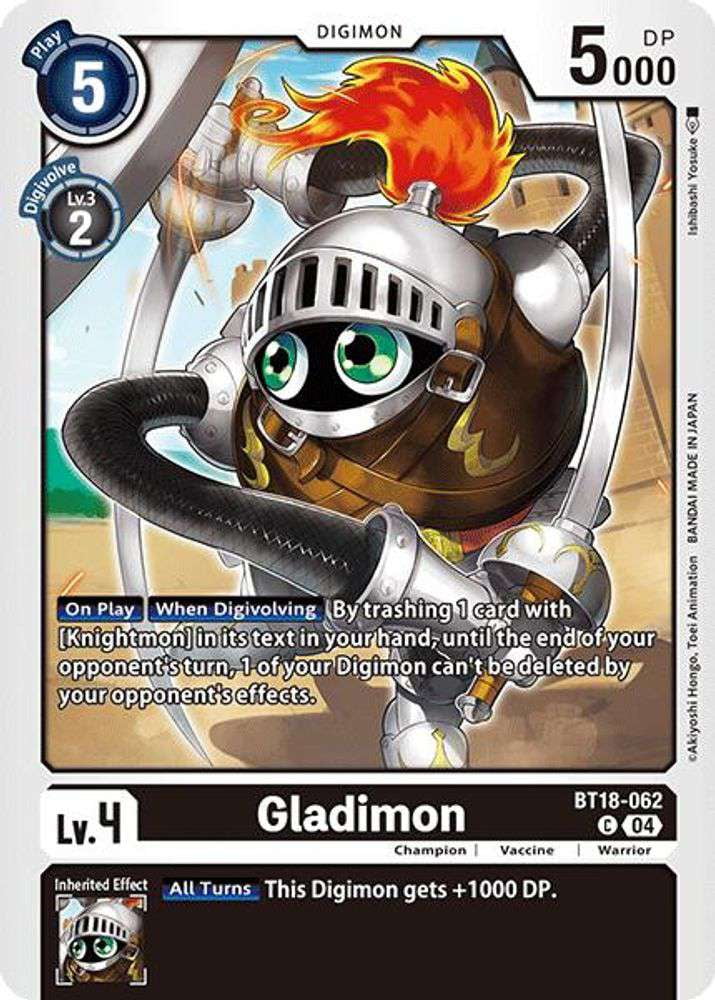 Digimon Release Special Booster 2.0 Common Gladimon BT18-062 - Walmart.com