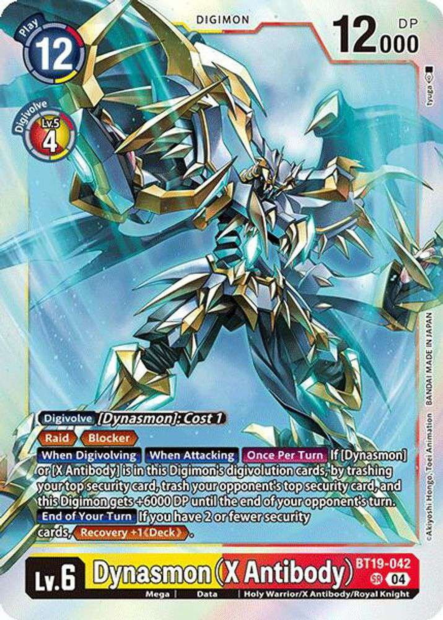 Digimon Release Special Booster 2.0 Super Rare Dynasmon BT19-042 - Walmart.com