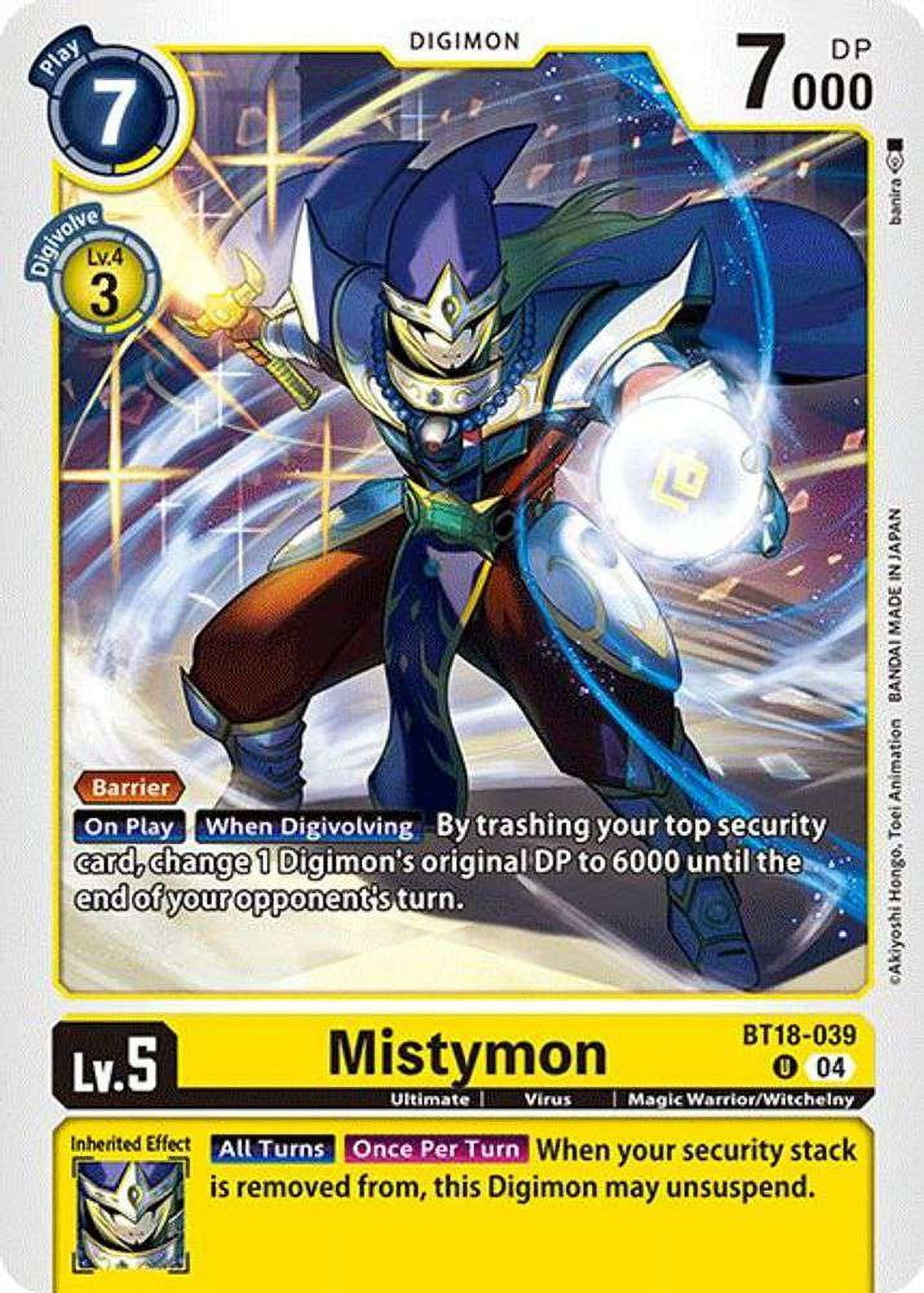 Digimon Release Special Booster 2.0 Uncommon Mistymon BT18-039 ...
