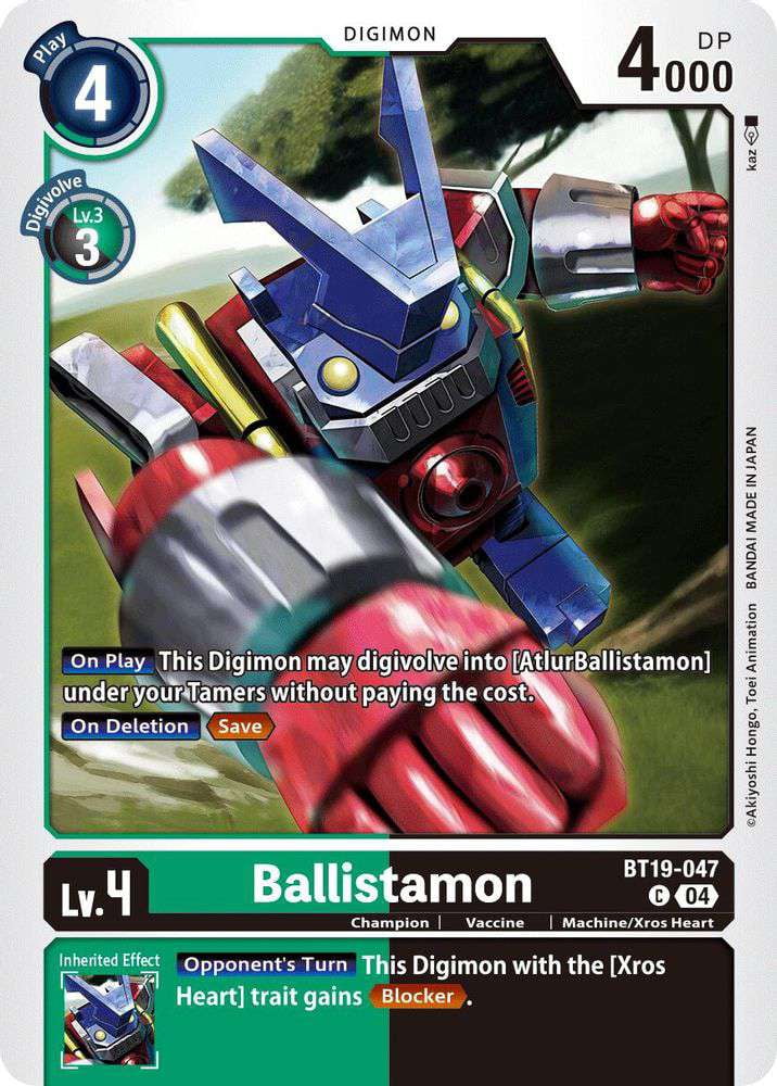 Digimon Release Special Booster 2.5 Common Ballistamon BT19-047 ...