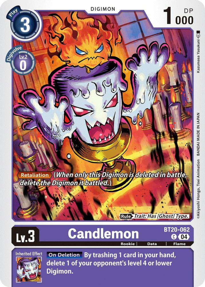 Digimon Release Special Booster 2.5 Common Candlemon - BT20-062 BT20 ...
