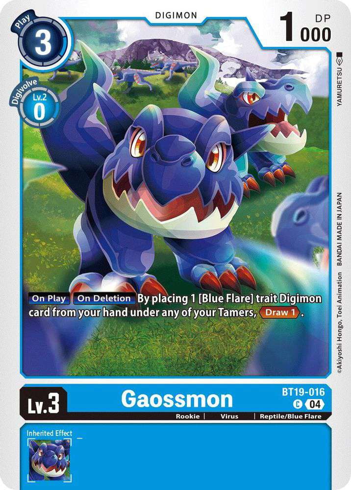 Digimon Release Special Booster 2.5 Common Gaossmon BT19-016 - Walmart.com