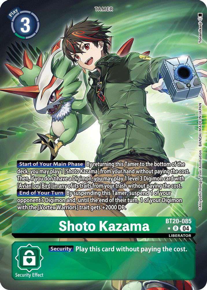Digimon Release Special Booster 2.5 Rare Shoto Kazama BT20-085 ...