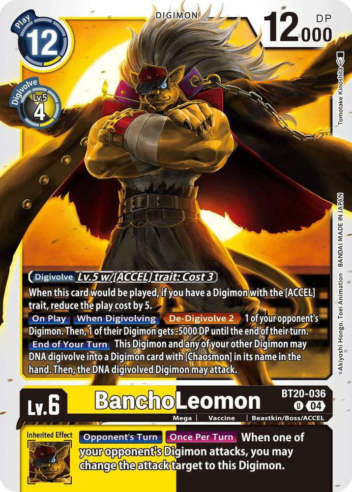 Digimon Release Special Booster 2.5 Uncommon BanchoLeomon BT20-036 ...