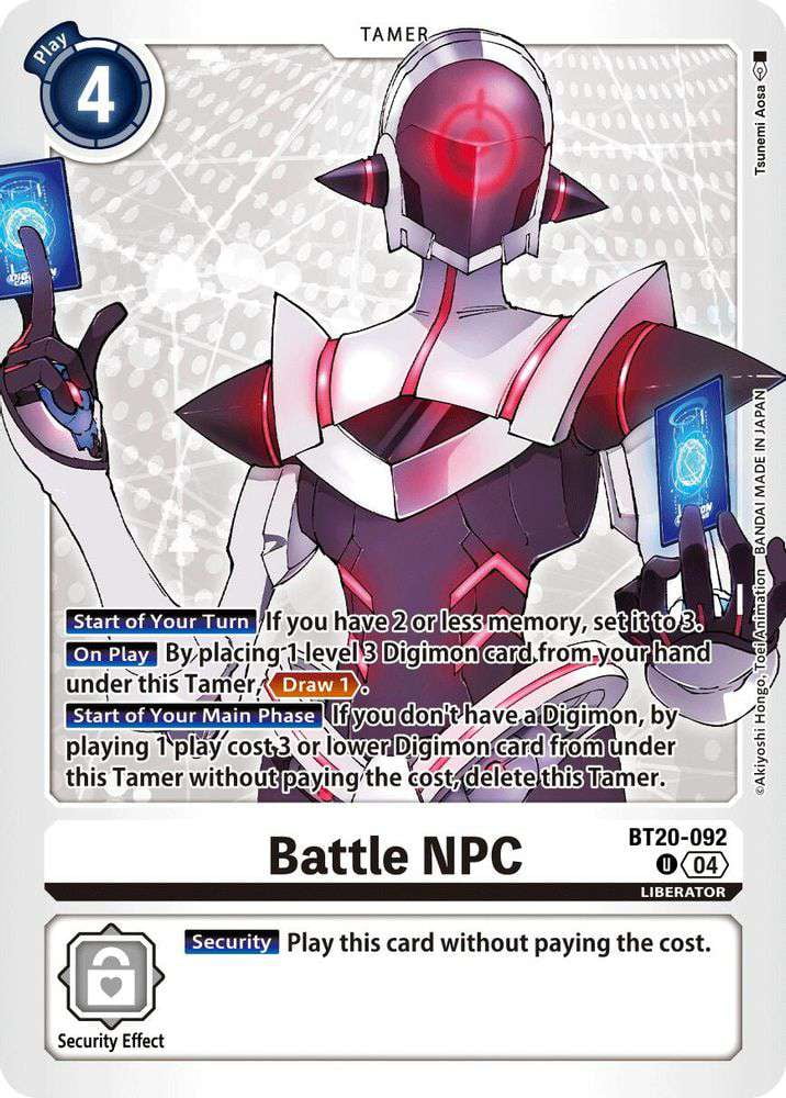 Digimon Release Special Booster 2.5 Uncommon Battle NPC BT20-092 ...