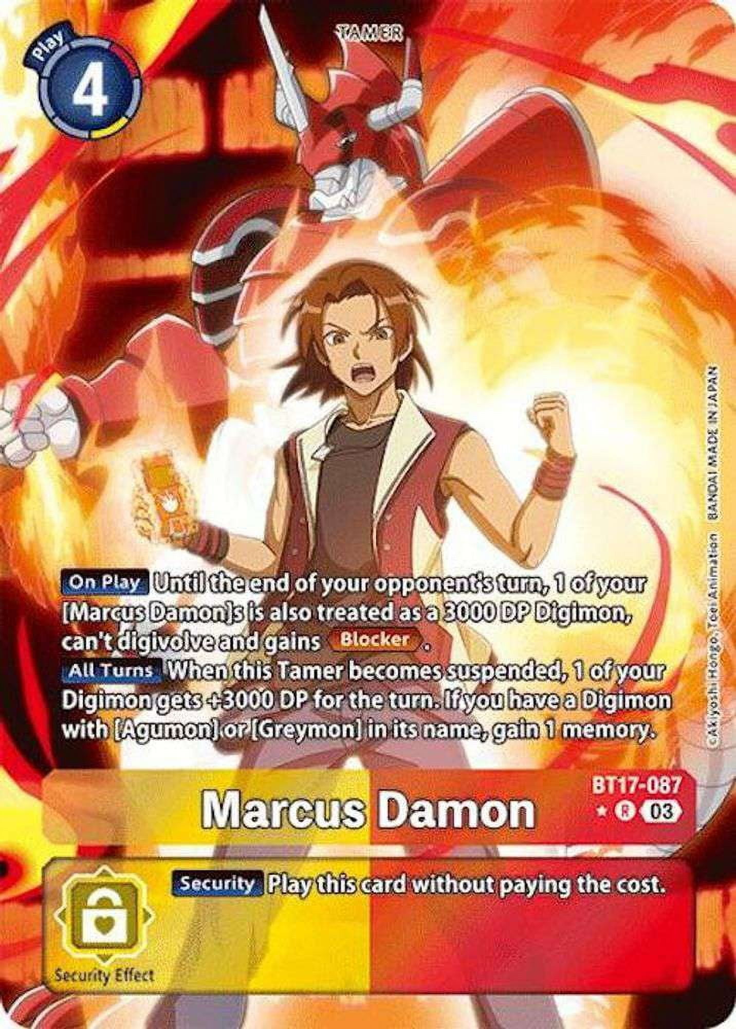 Digimon Secret Cris Marcus Damon BT17-087 (Alternate Art) - Walmart.com