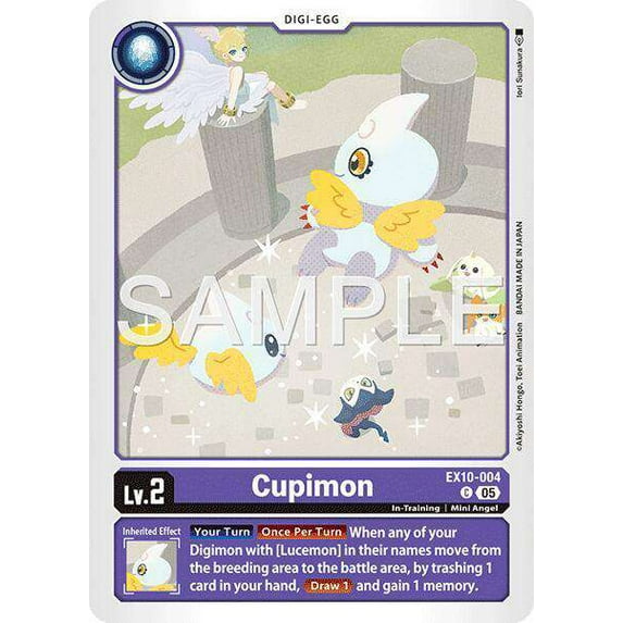 Digimon Sinister Order Common Cupimon EX10-004 - Walmart.com