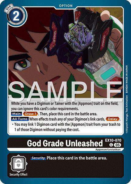 Digimon Sinister Order Common God Grade Unleashed EX10-070 - Walmart.com