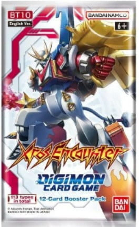 Digimon TCG: Booster Pack - XROS Encounter BT10 (10 Cards) - Walmart.com