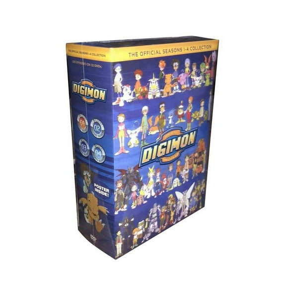 Digimon: The Official Seasons 1-4 Collection Set (DVD) - Walmart.com