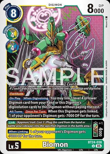 Digimon Time Stranger Uncommon Biomon BT24-038 - Walmart.com