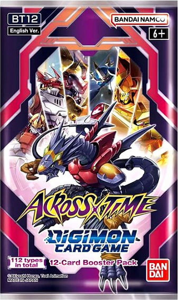 Digimon Trading Card Game Across Time Booster Pack (12 Cards) - Walmart.com