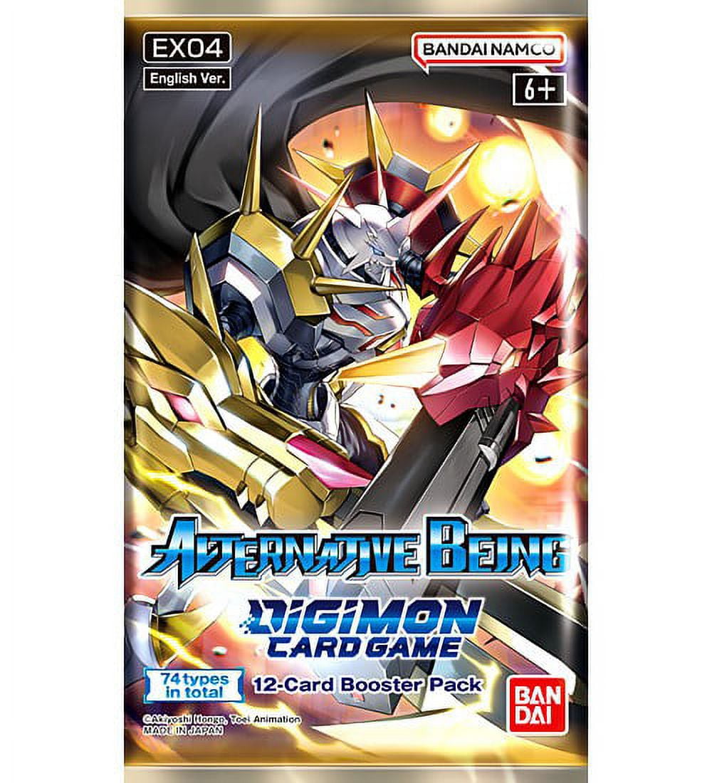 Digimon Trading Card Game Alternative Being Booster Pack (12 Cards) - Walmart.com