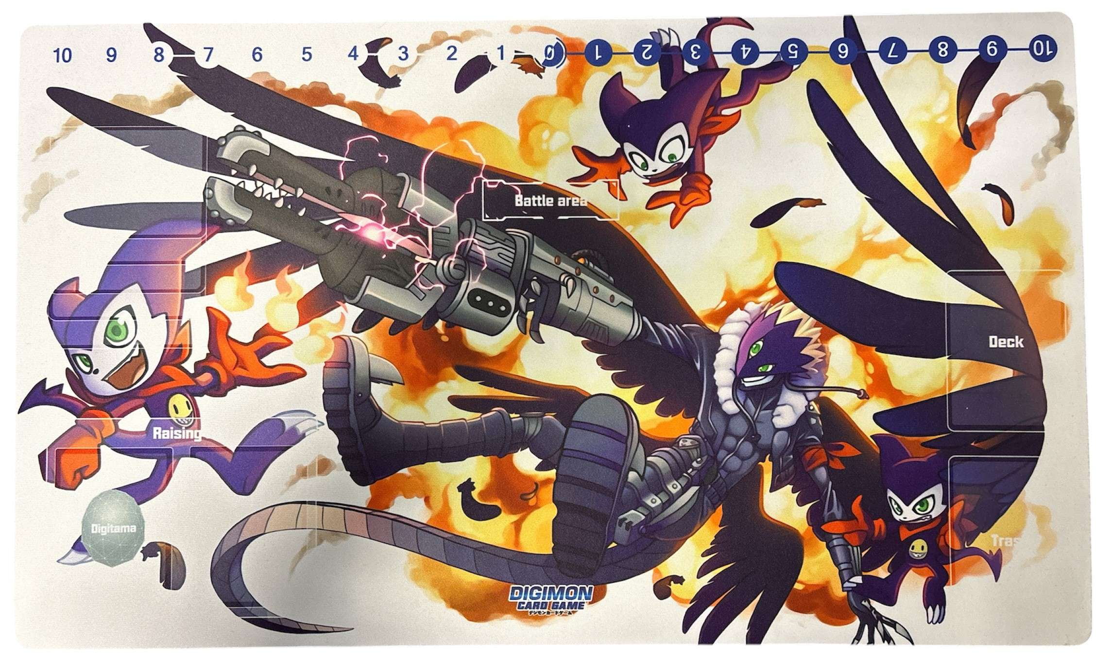 Digimon Trading Card Game Beelzemon Blast Mode Playmat - Walmart.com