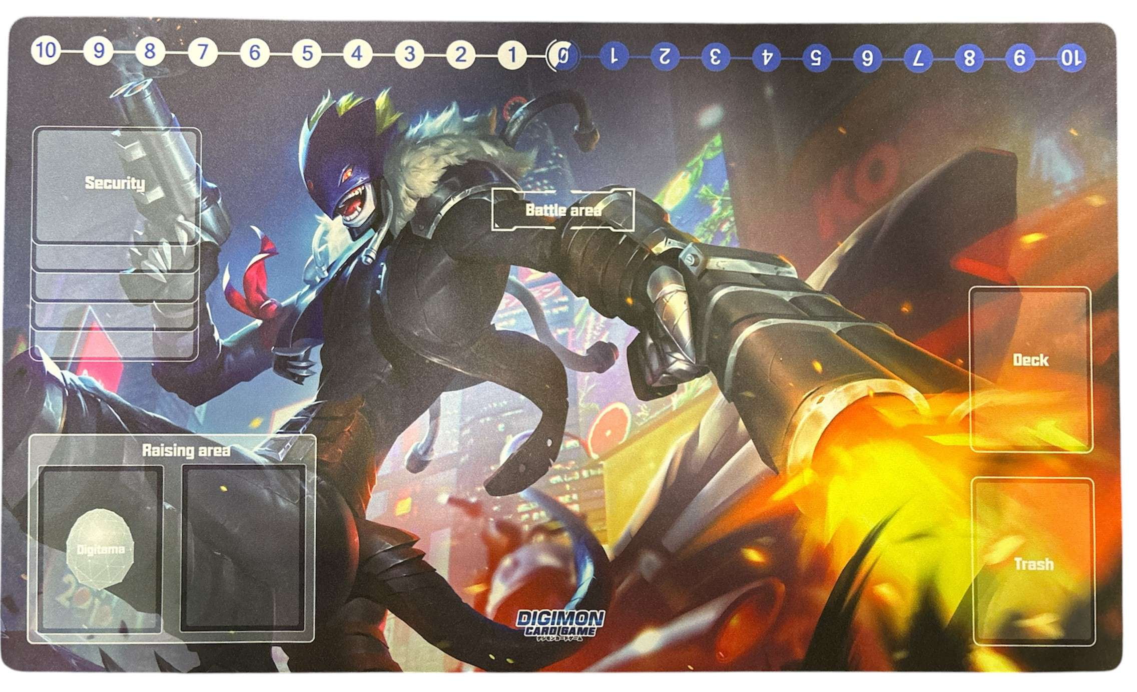 Digimon Trading Card Game Beelzemon Playmat (Version 1) - Walmart.com