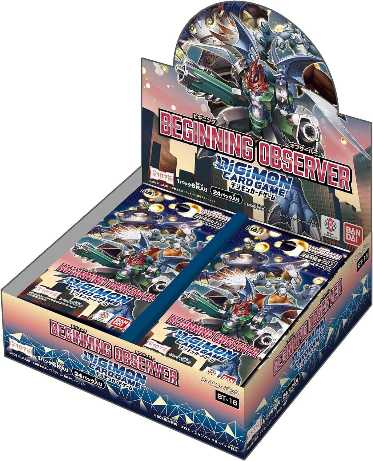 Digimon Trading Card Game Beginning Observer Booster Box (JAPANESE, 24 ...