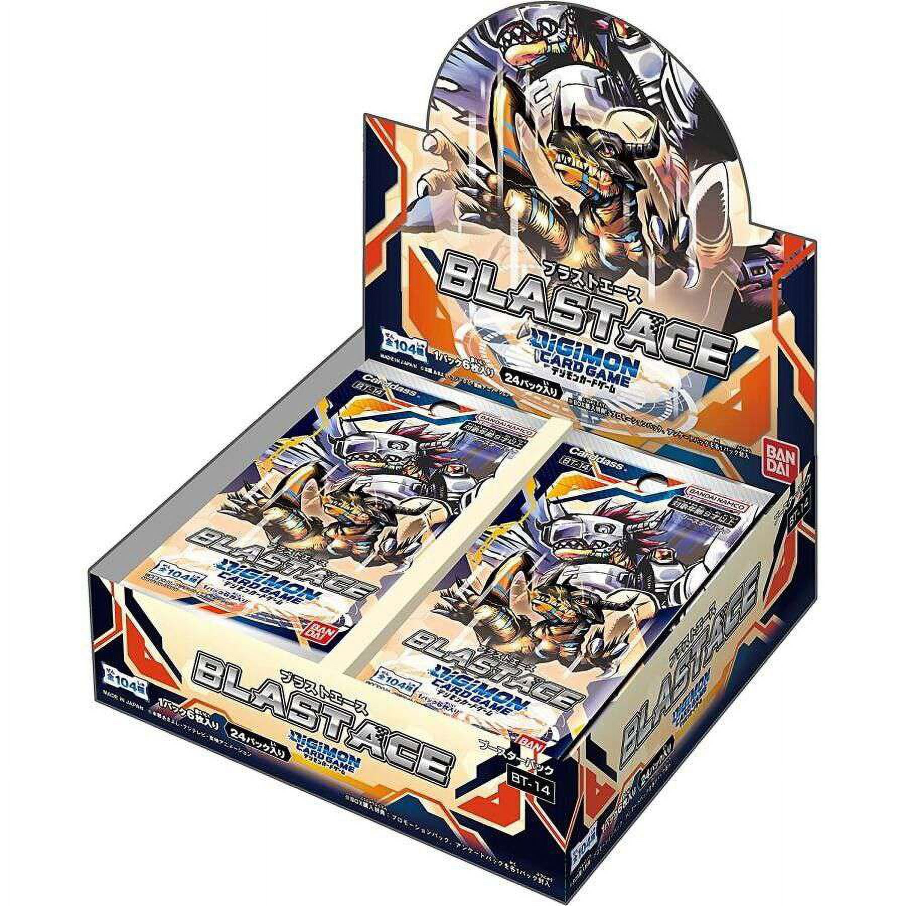 Digimon Trading Card Game Blast Ace Booster Box (JAPANESE, 24 Packs) - Walmart.com