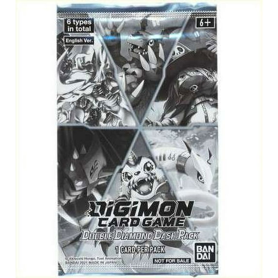 Digimon Trading Card Game Double Diamond Booster DASH Pack (1 Card ...