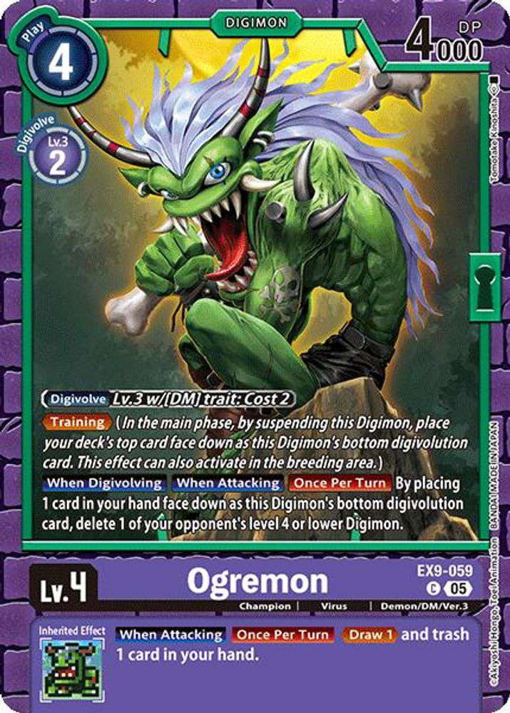 Digimon Versus Monsters Common Ogremon EX9-059 - Walmart.com