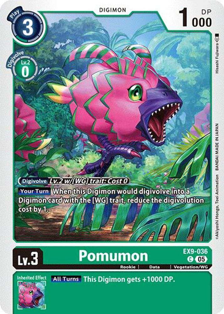 Digimon Versus Monsters Common Pomumon EX9-036 - Walmart.com