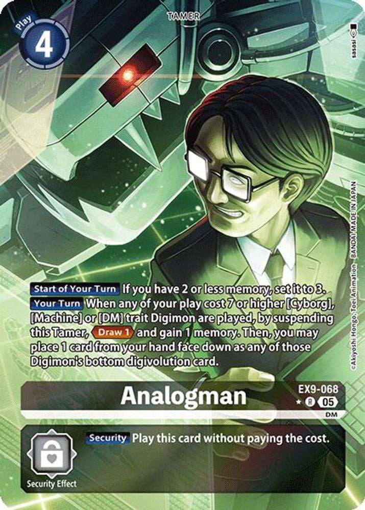 Digimon Versus Monsters Rare Analogman EX9-068 (Alternate Art ...