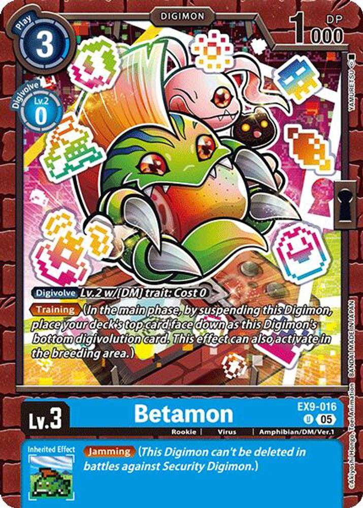 Digimon Versus Monsters Uncommon Betamon EX9-016 - Walmart.com