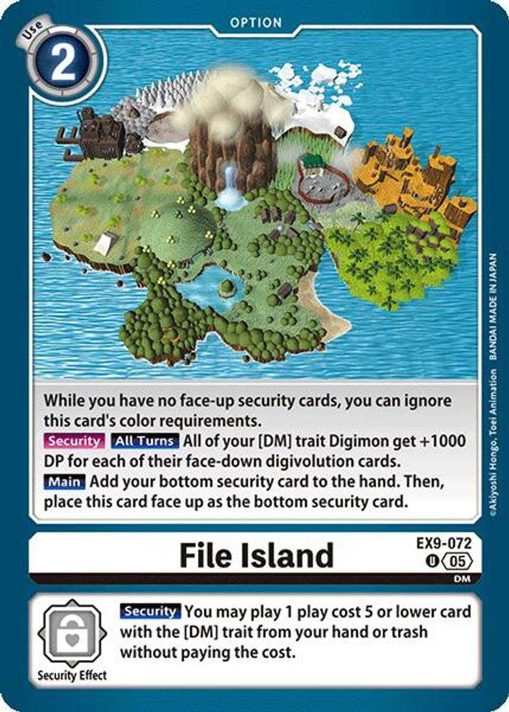 Digimon Versus Monsters Uncommon File Island EX9-072 - Walmart.com