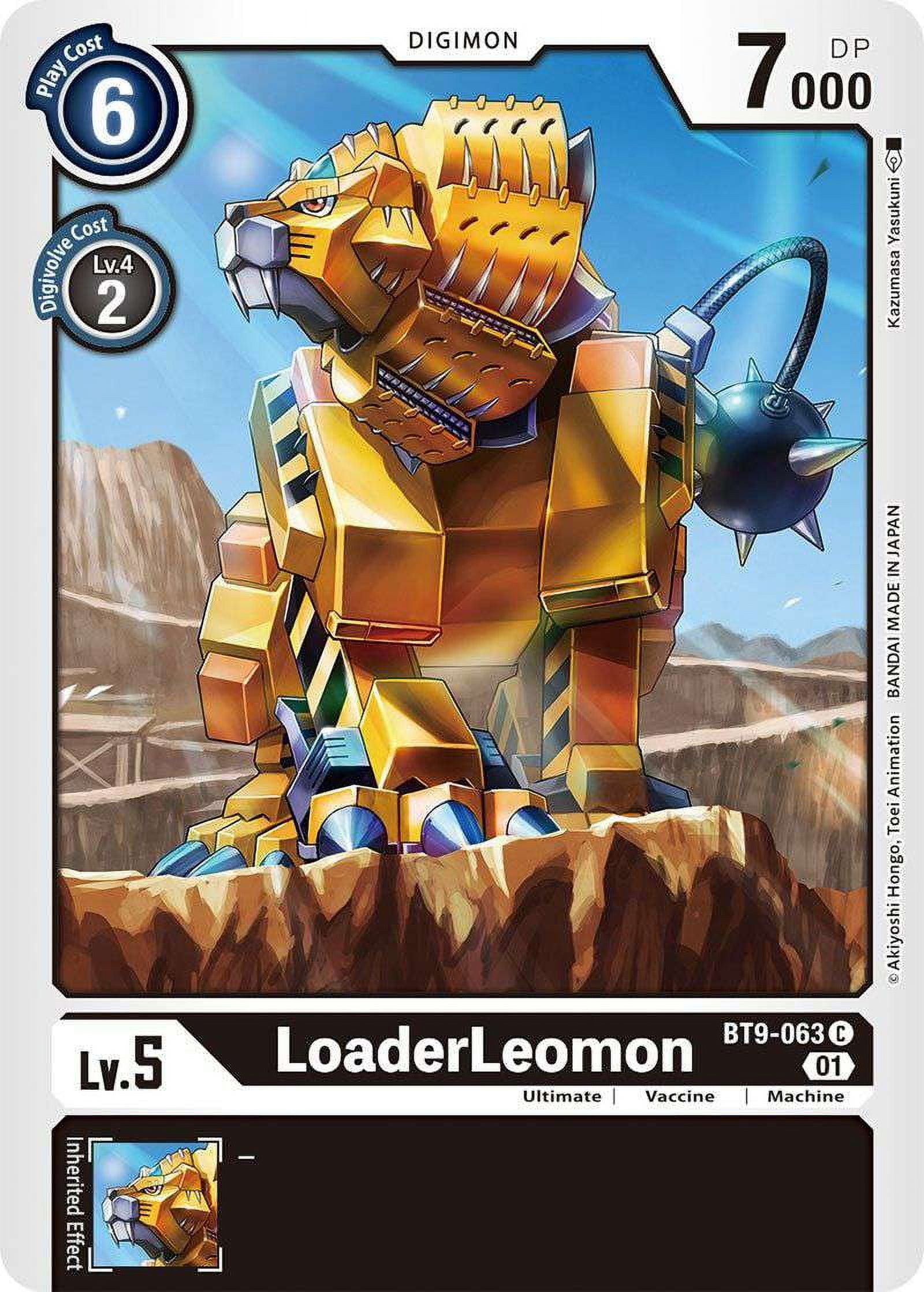 Digimon X-Record Common LoaderLeomon BT9-063 - Walmart.com