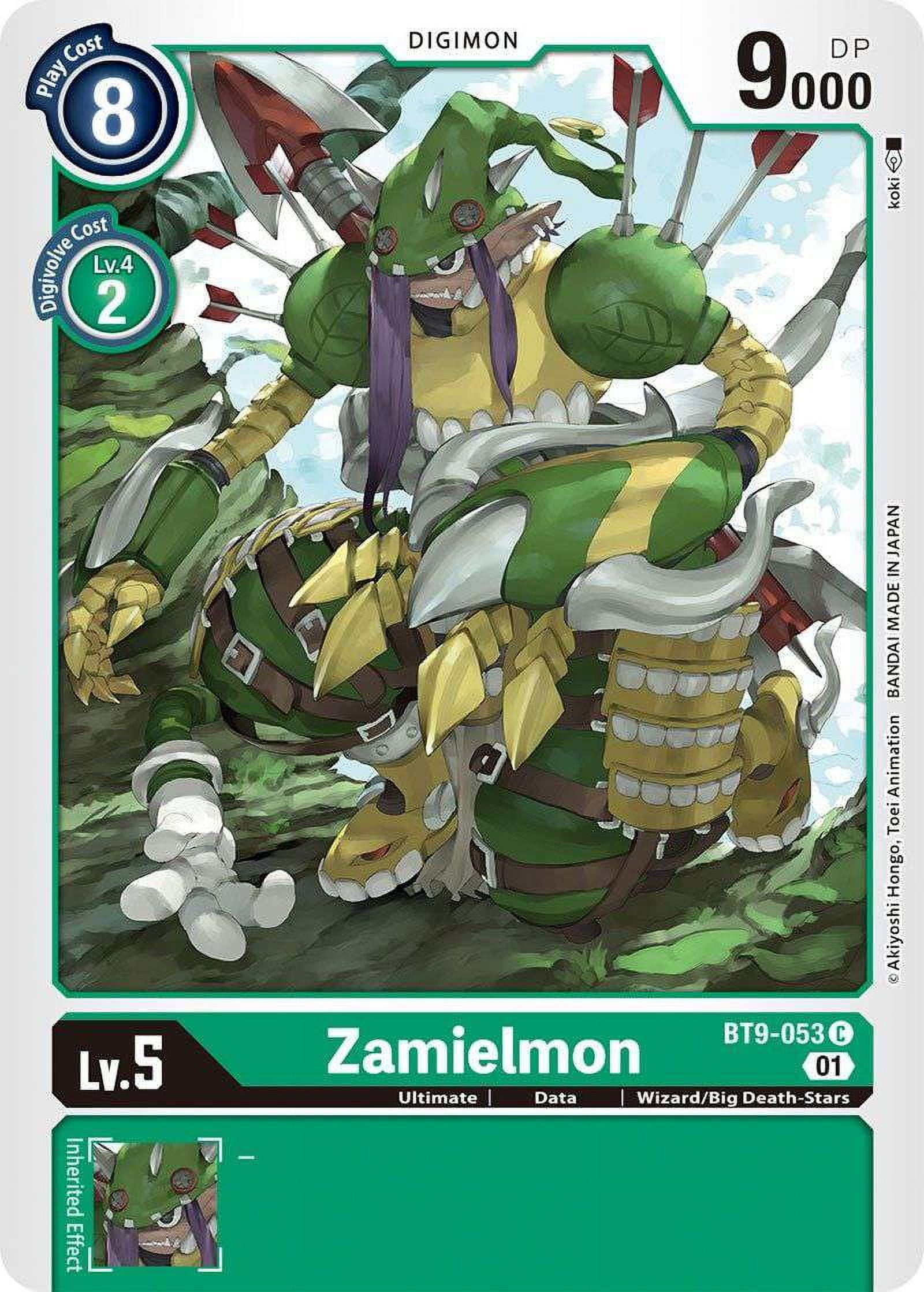 Digimon X-Record Common Zamielmon BT9-053 - Walmart.com