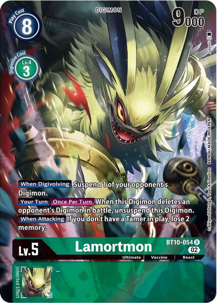 Digimon Xros Encounter Rare Lamortmon BT10-054 (Alternate Art) - Walmart.com