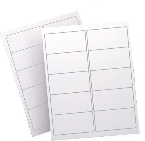 Digiorange® White Shipping Labels for Laser/Inkjet Printers, 10 Per ...