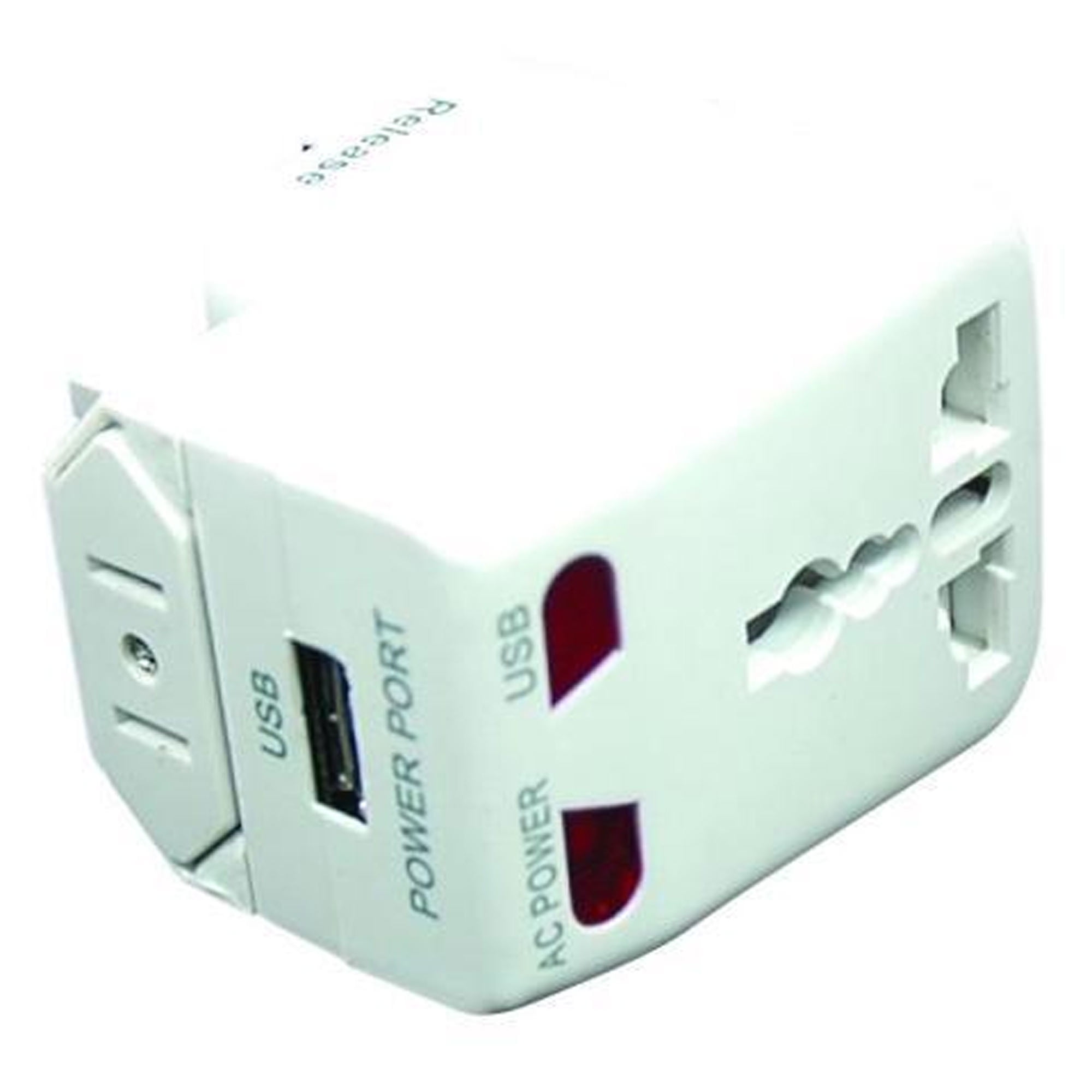 Digipower ACP-WTA World Travel Adapter with Built-in USB Charger ...