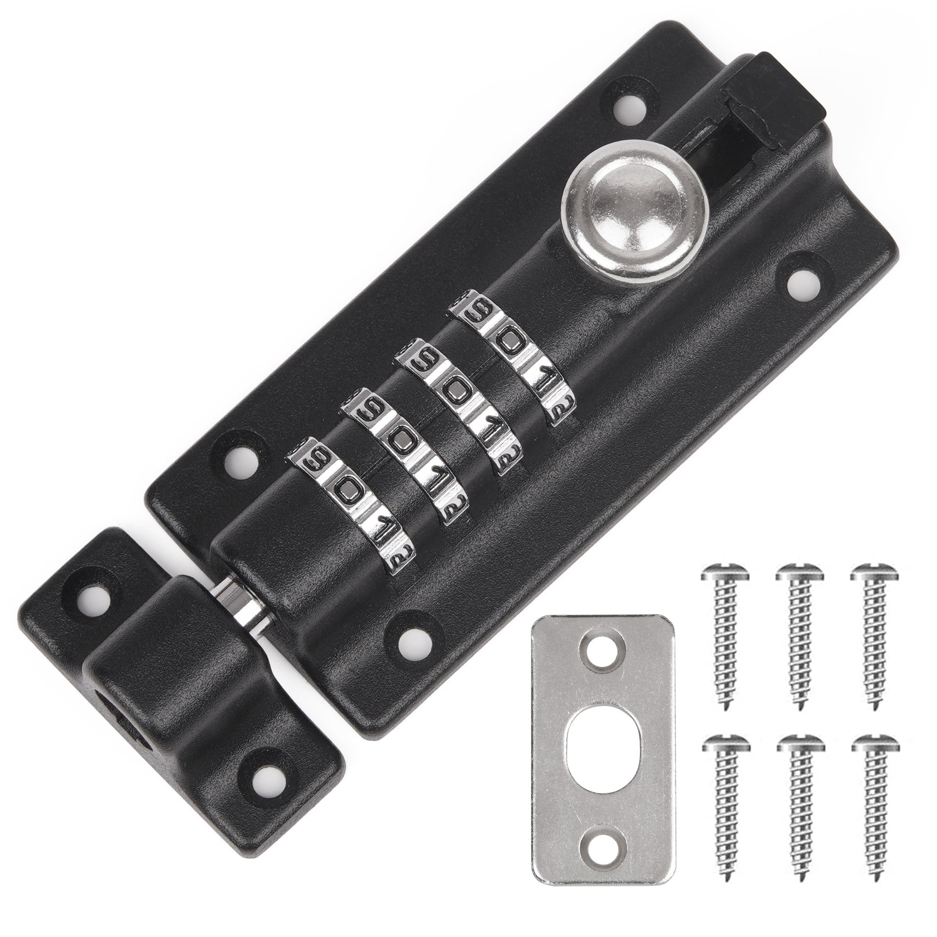 Digit Combination Locking Bolt, 4 Digit Sliding Lockable 120mm ...