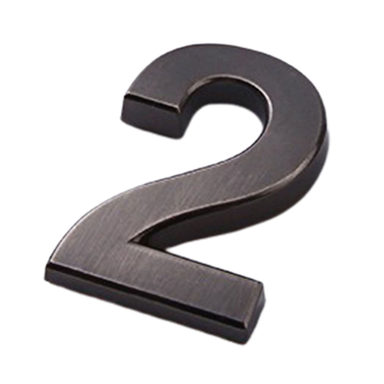 Digit Plate Sign 3D Self Adhesive 0-9 Plating Numeral Door Plaque for ...