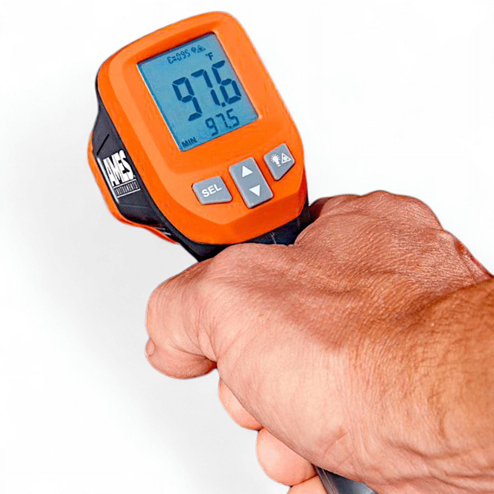 AMES INSTRUMENTS Digital 12:1 Infrared Thermometer Gun -58°F to 1022°F ...