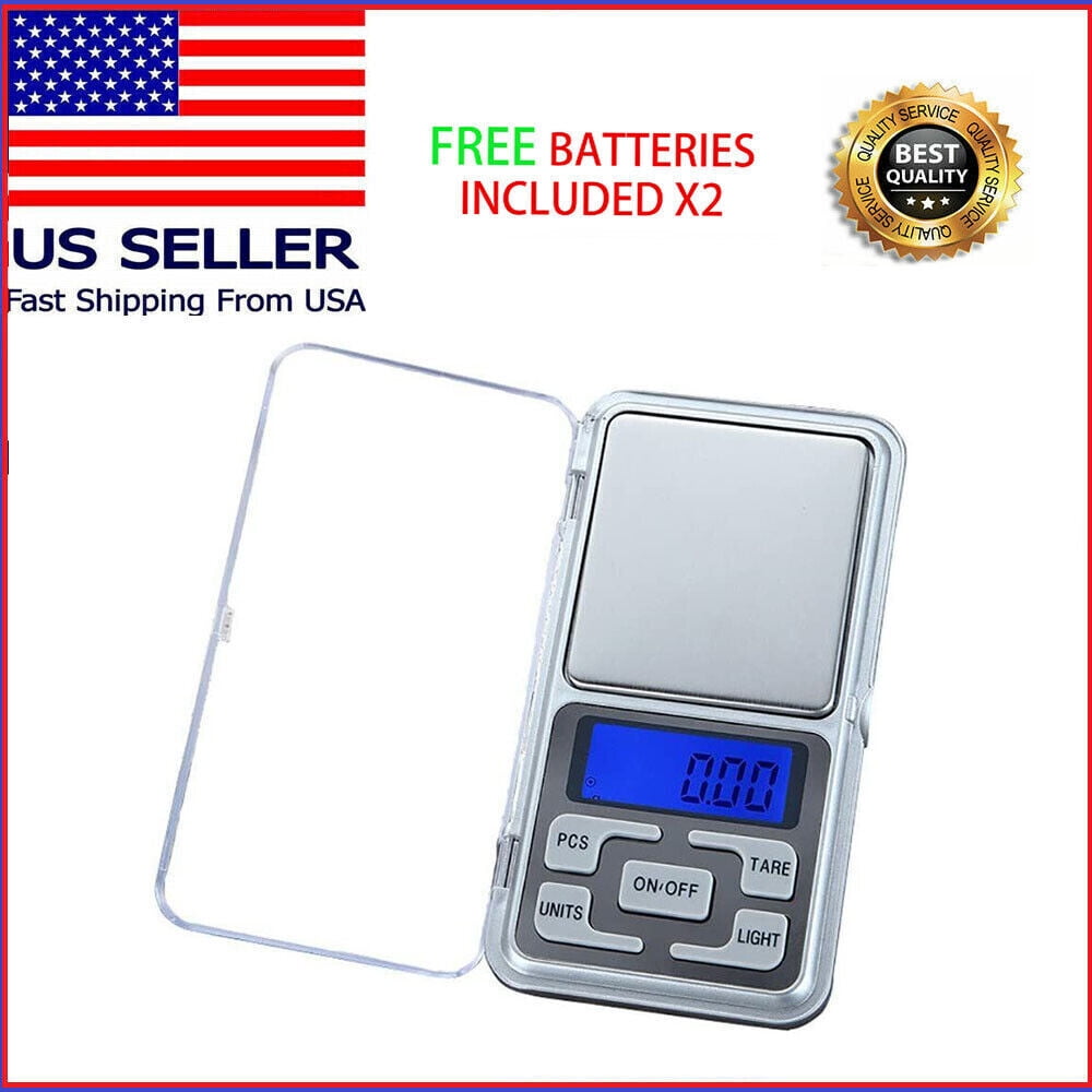 Idealforce Mini Digital Pocket Scale, 200g Capacity, 0.01g Accuracy, Silver, LCD Display ...
