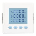 Digital 3 Phase Energy Meter Tester Electricity Power Usage Monitor ...