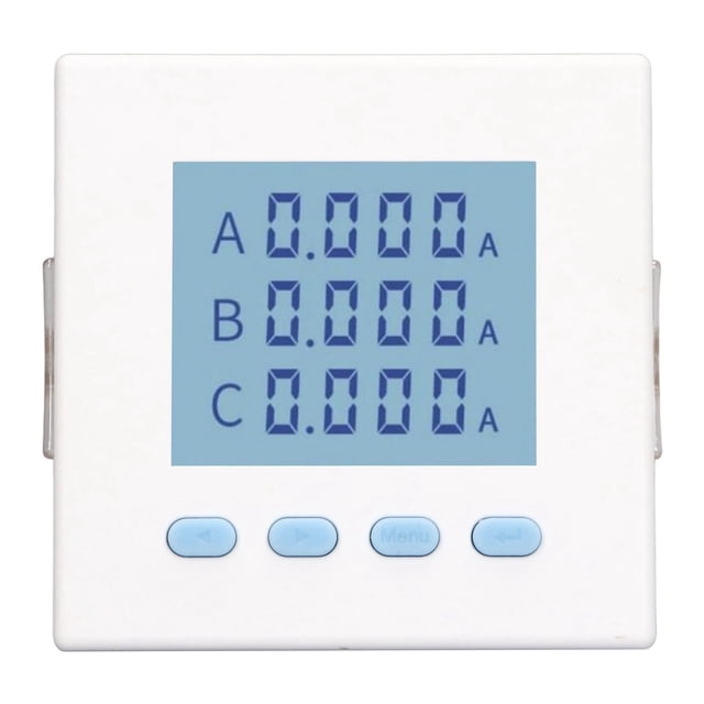 Digital 3 Phase Energy Meter Tester Electricity Power Usage Monitor ...