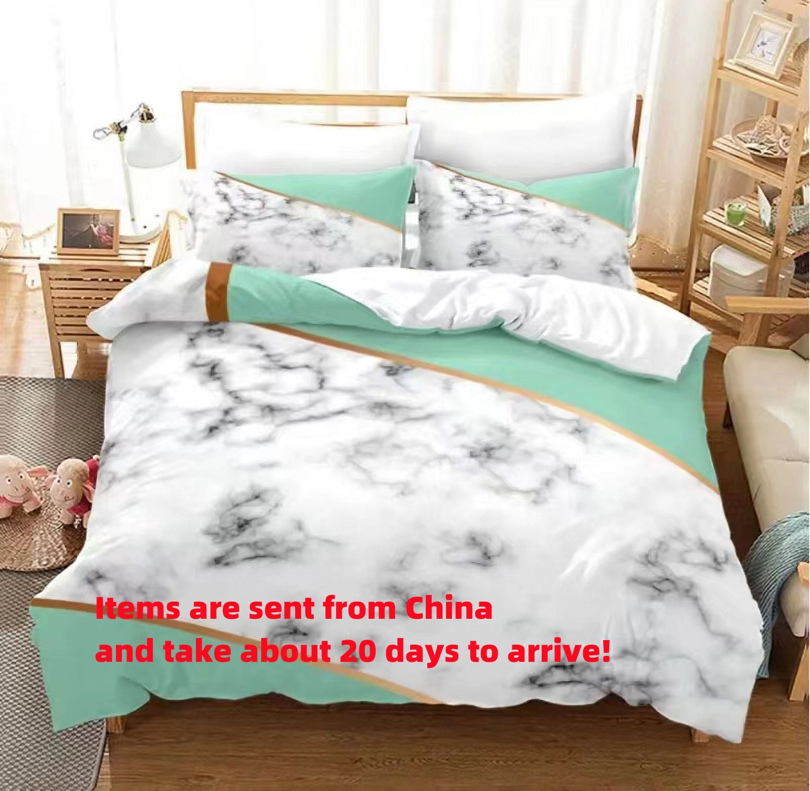 Digital 3D printing brushed Bohemia Bedding Set-Four Seasons,3,red ...