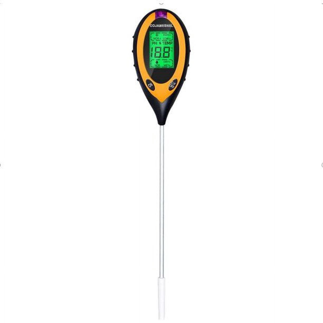 Digital 4 in 1 Soil PH Meter Soil Tester Moisture Meter Sunlight PH ...