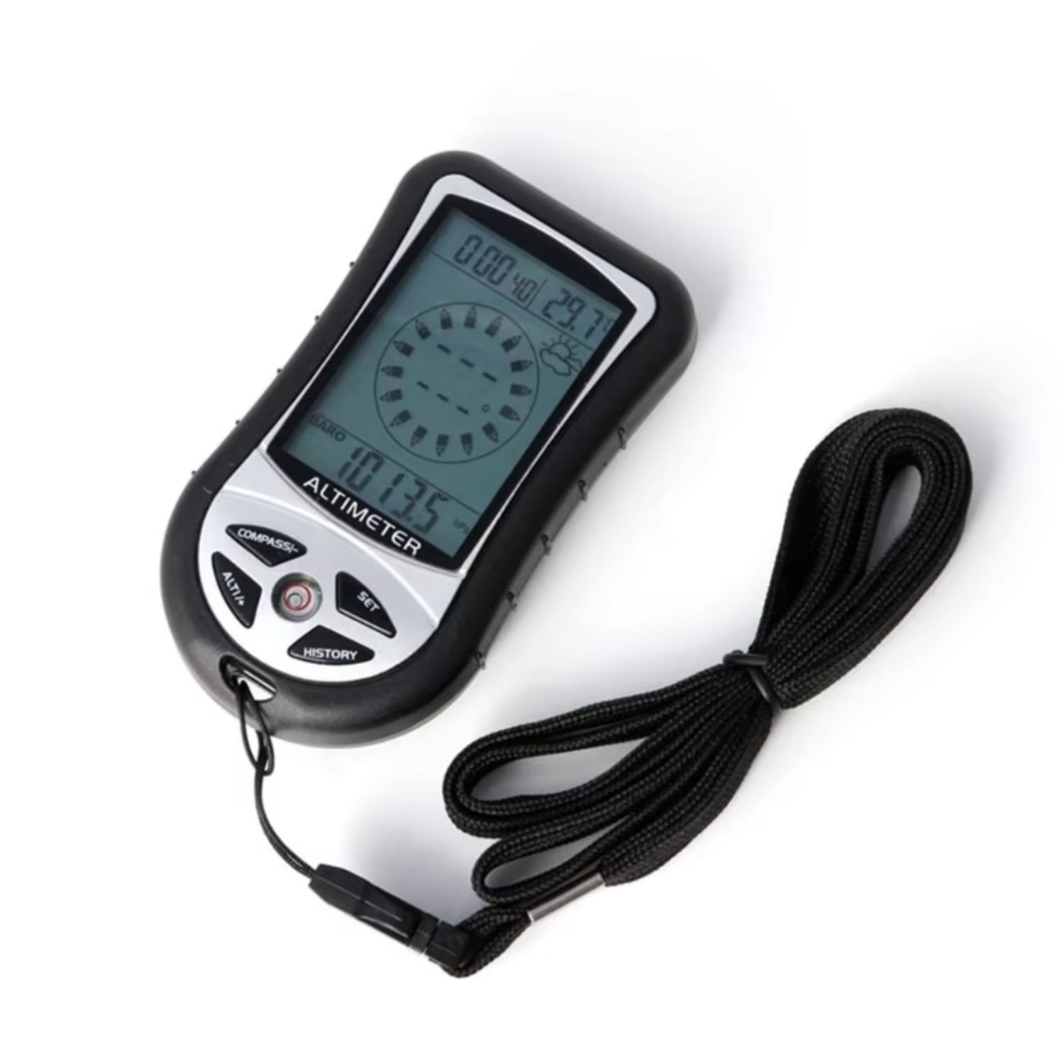 Digital 8-in-1 LCD Barometer Altimeter Compass Thermo Temperature ...