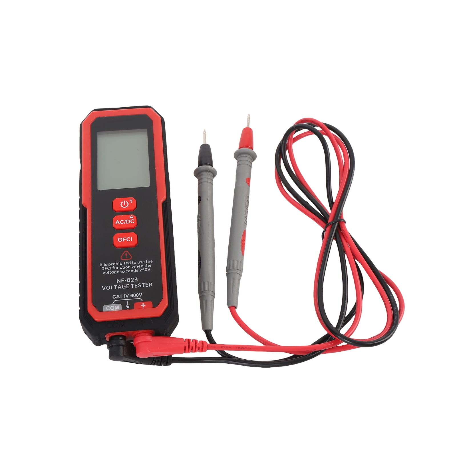 Digital AC/DC Voltage Detector With GFCI, LED Display Screen, LED ...