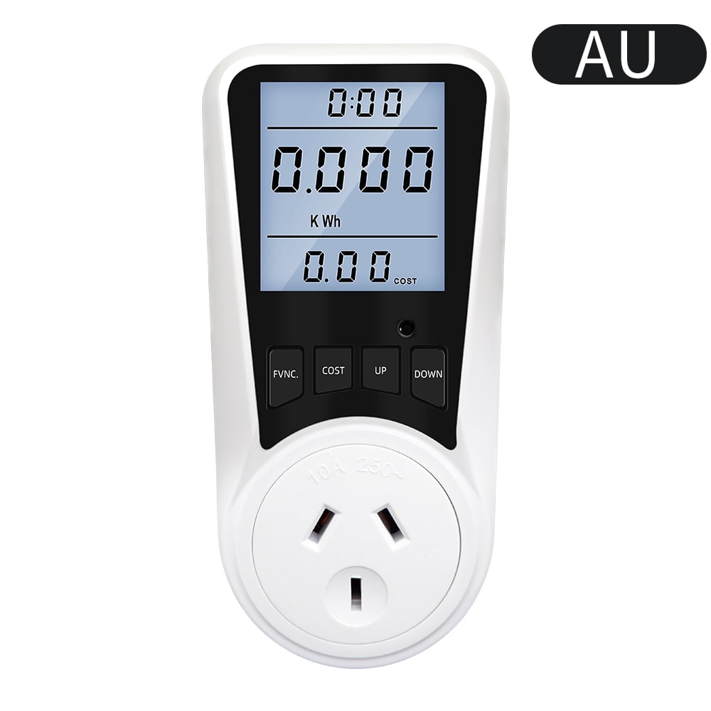 Digital AC Power Meter with Backlight, Electricity Usage Monitor, Power ...