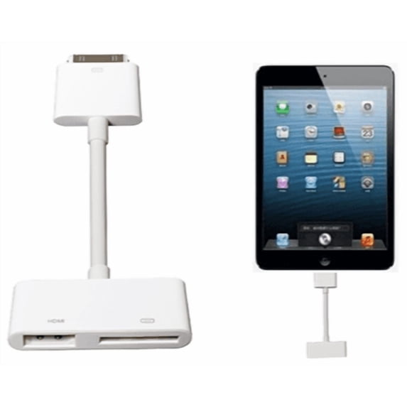 Digital AV HDMI to HDTV Cable Adapter for iPad 2&3 iPhone 4 4S 4GS iPod ...