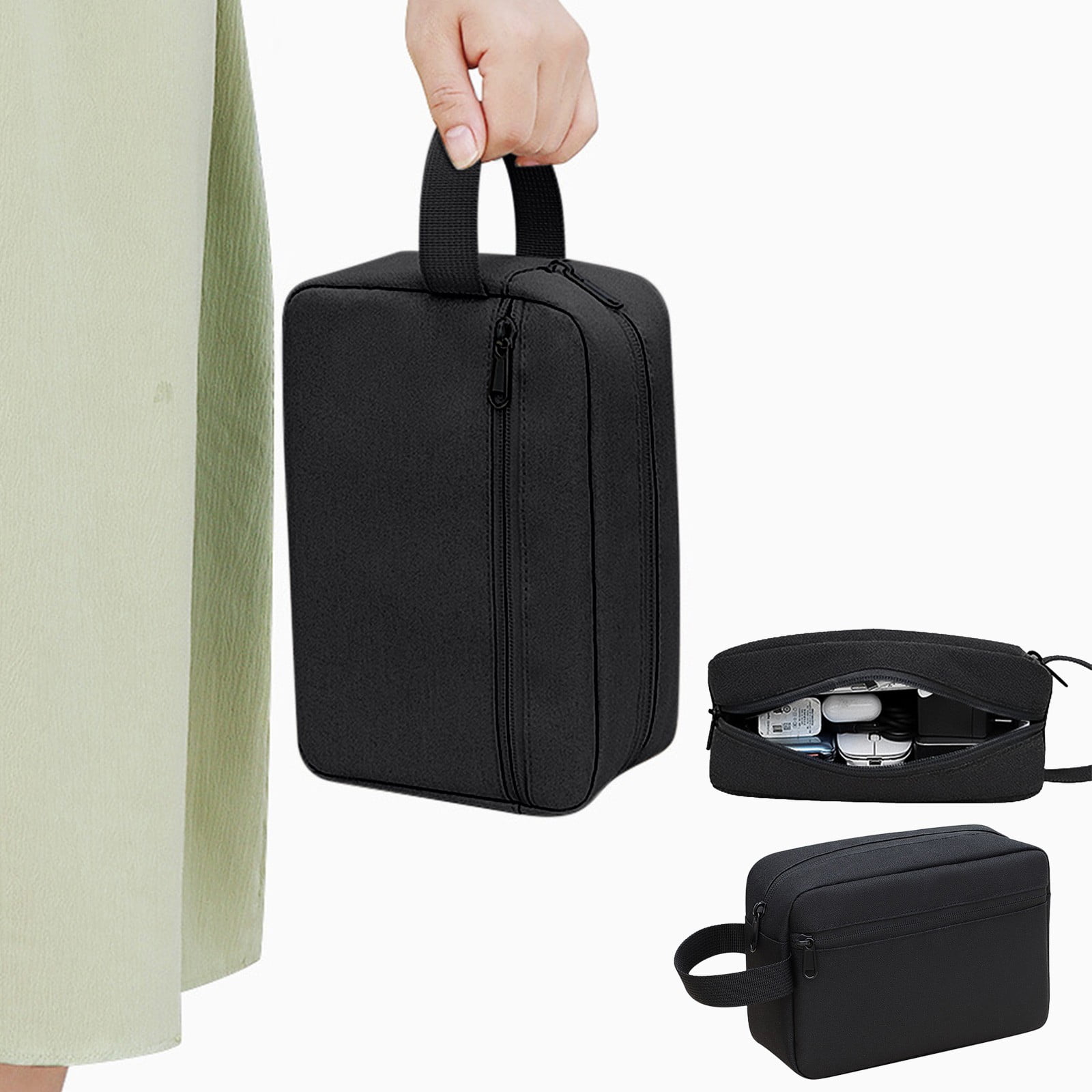 Digital Accessory Organizer Bag, Multi-Compartment Storage Pouch ...