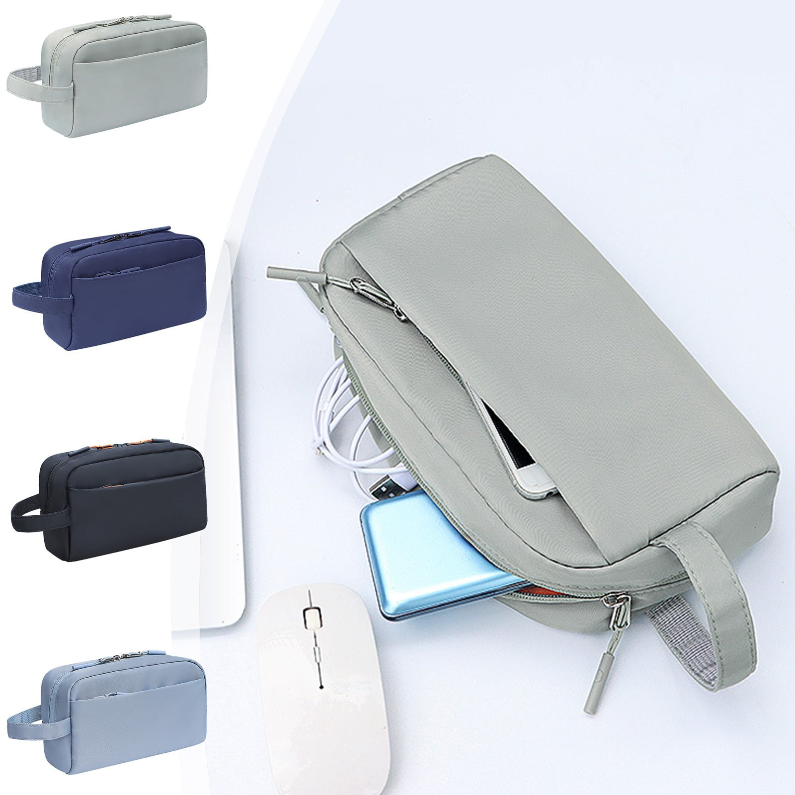 Digital Accessory Storage Bag, Portable Large Capacity Organizer, Water ...