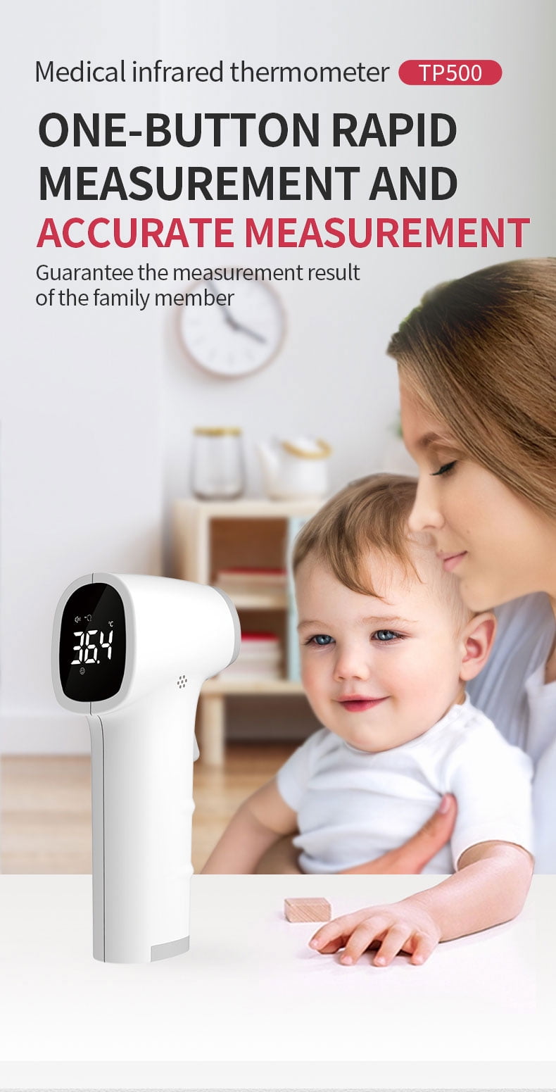 Digital Adult baby Use Non-Contact Forehead Thermometer Infrared Temp ...