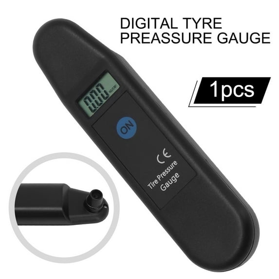 Digital Air Pressure Gauge PSI With LCD Display For Bike Car Van ...