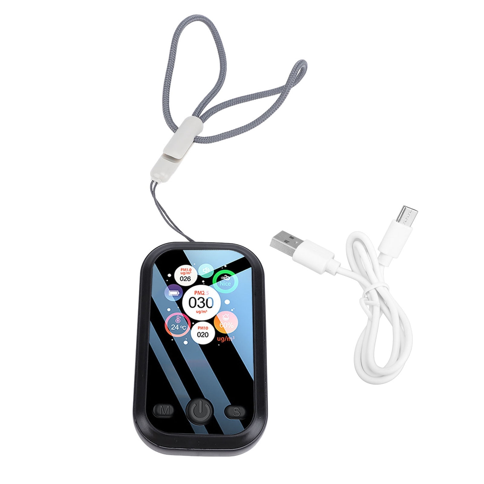 Digital Air Quality Meter, Accurate Lightweight 1000mAh Battery ...